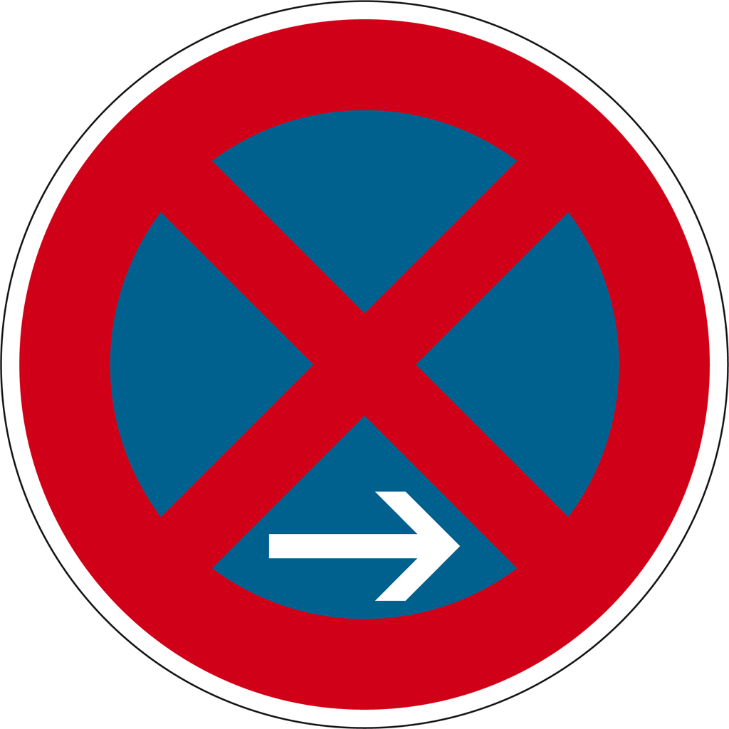 Halteverbot Ende StVO 283-20, Verkehrszeichen, Schild - Schlemmer