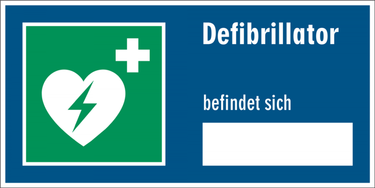 044.62 Defibrillator befindet sich: - schilder.de