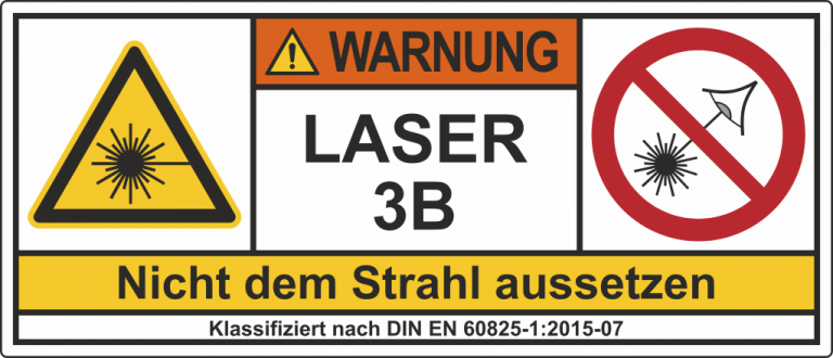 Laser 3B, Laser Warnschild / Kennzeichnung online kaufen – Schlemmer